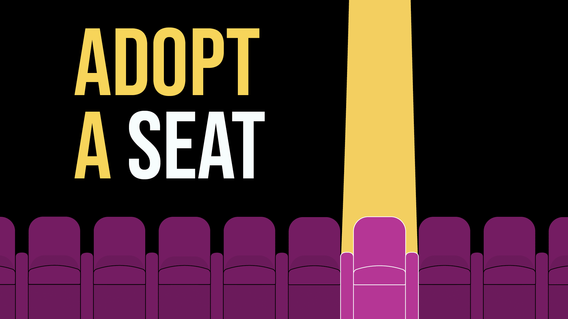 Adopt a seat - Exeter Northcott Theatre